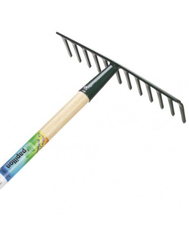 Rake Garten Papillon 14 Picks holz Griff 130 cm. – Vicedeal