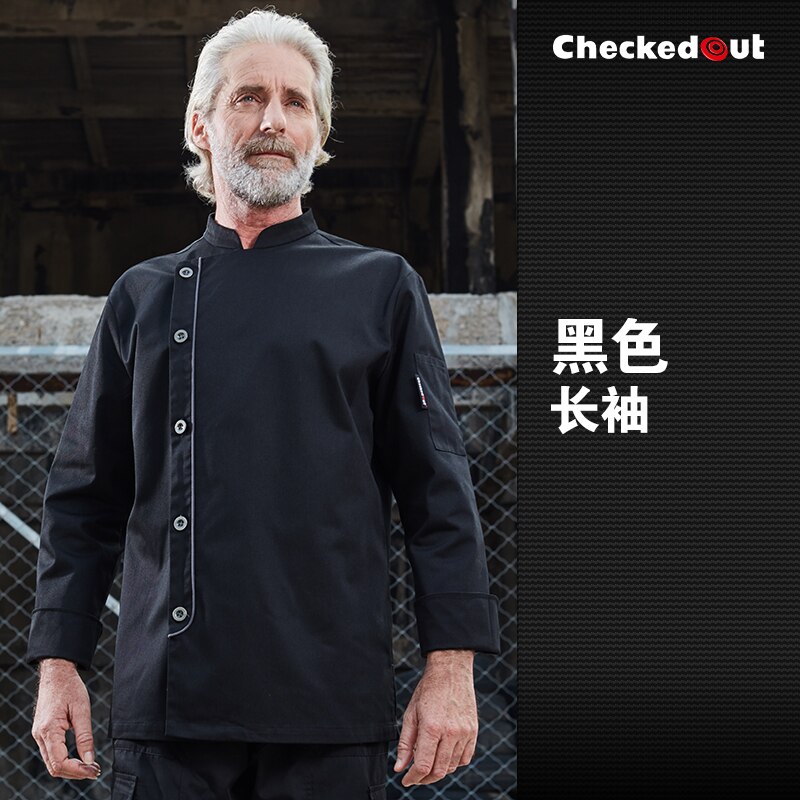 spring and autumn food service washable cook cloth... – Grandado