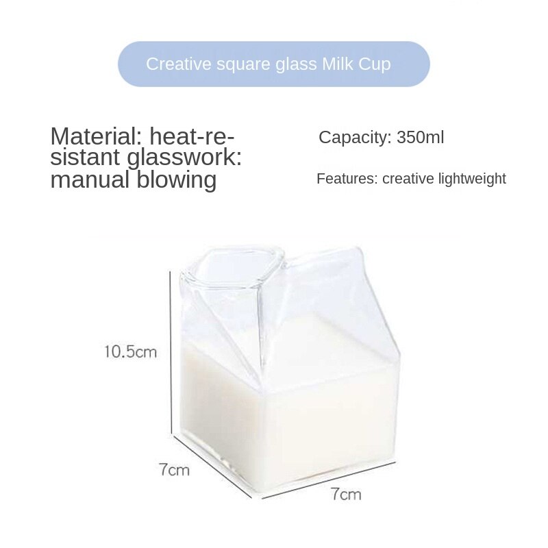 1 Piece 250ML Half Pint Milk Carton Style Mini Cre... – Vicedeal
