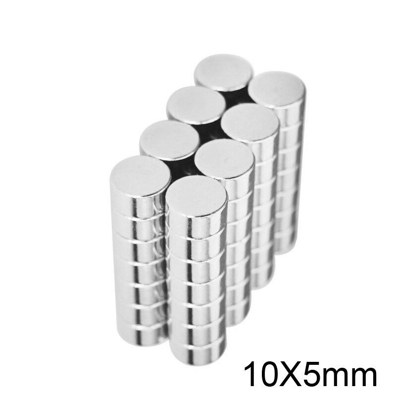 MTS Magnete - Juego De 10 Imanes De Neodimio (extrafuertes, Redondos