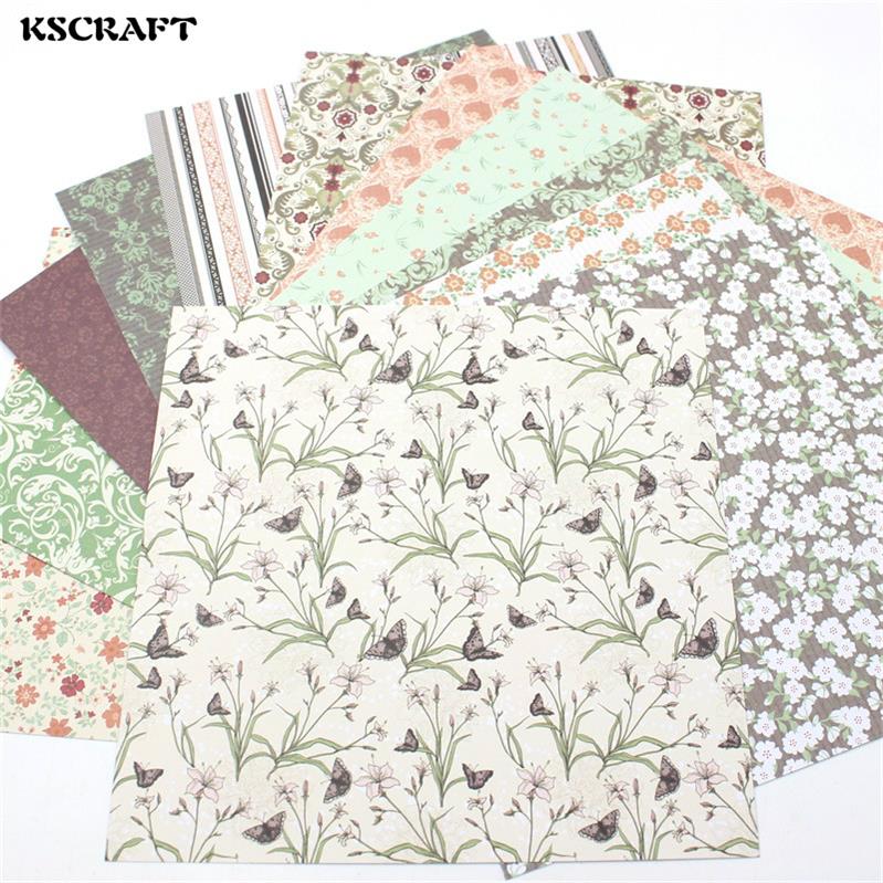 KSCRAFT 12pcs 6" Single-side Printed Mixed pattern... – Grandado