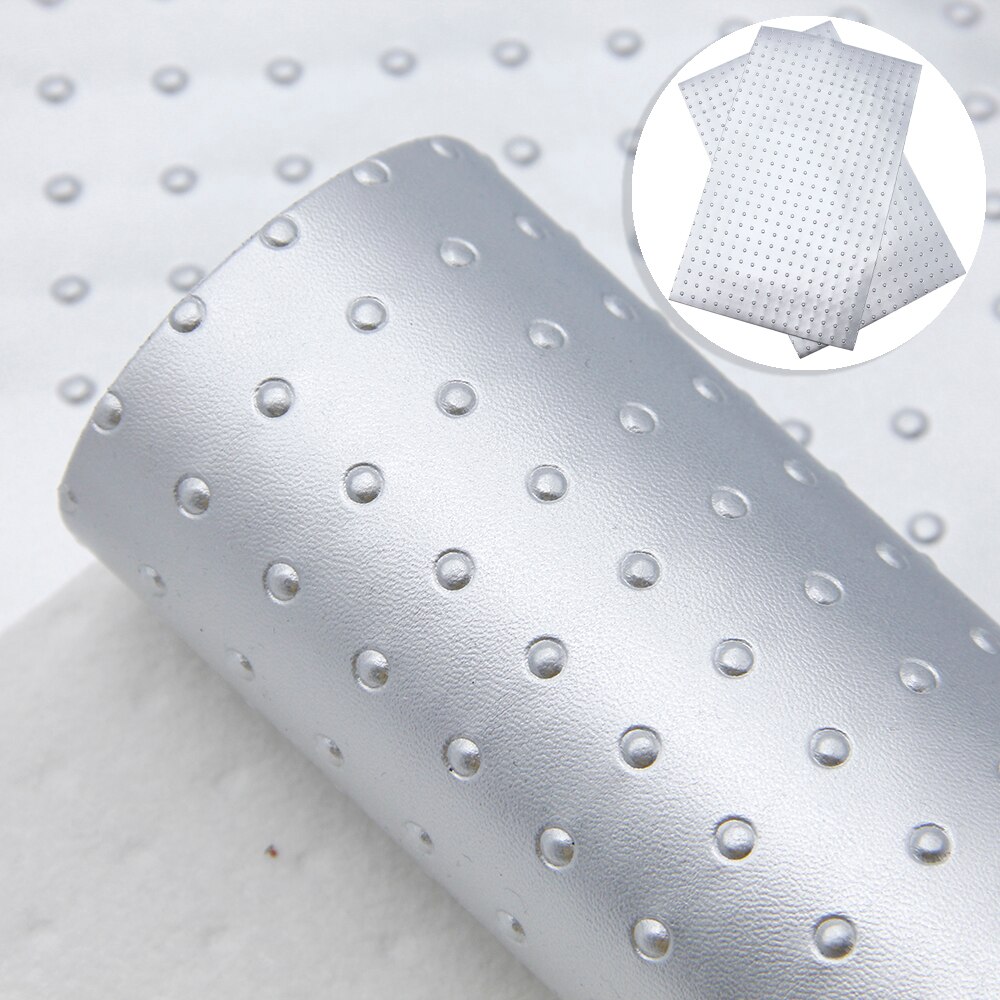 Star Dot Embossed Faux Leather Sheets Bump Texture... – Grandado