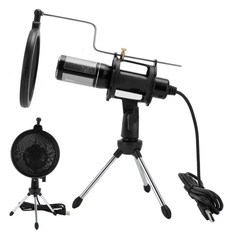 USB Laptop Microphone Condenser Recording Micropho... – Grandado