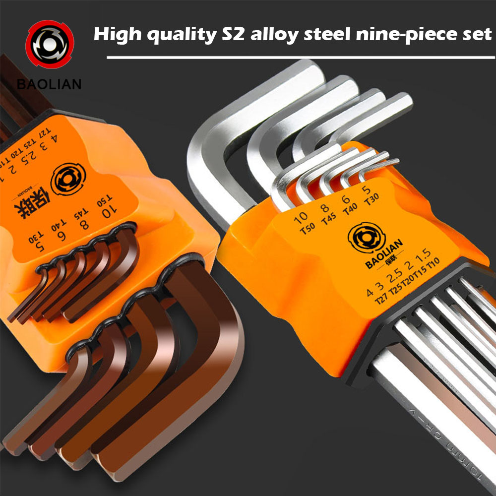 BAOLIAN Allen Key Set Hex Wrench Screwdriver Set H... – Vicedeal