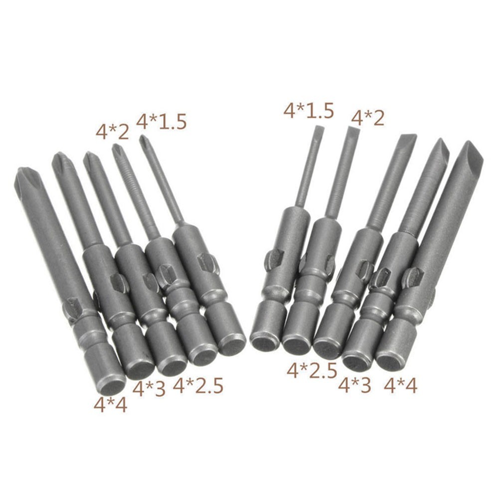 10Pcs 40mm Magnetic Screwdriver Bits PH00 PH0 PH1 ... – Grandado