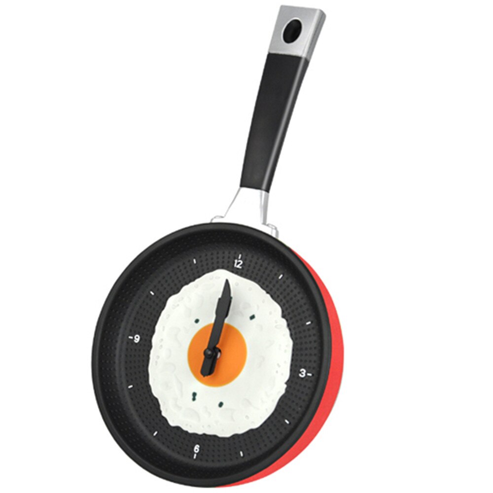 Wall Clock Pan fried egg Clock Kitchen Decoration ... – Grandado