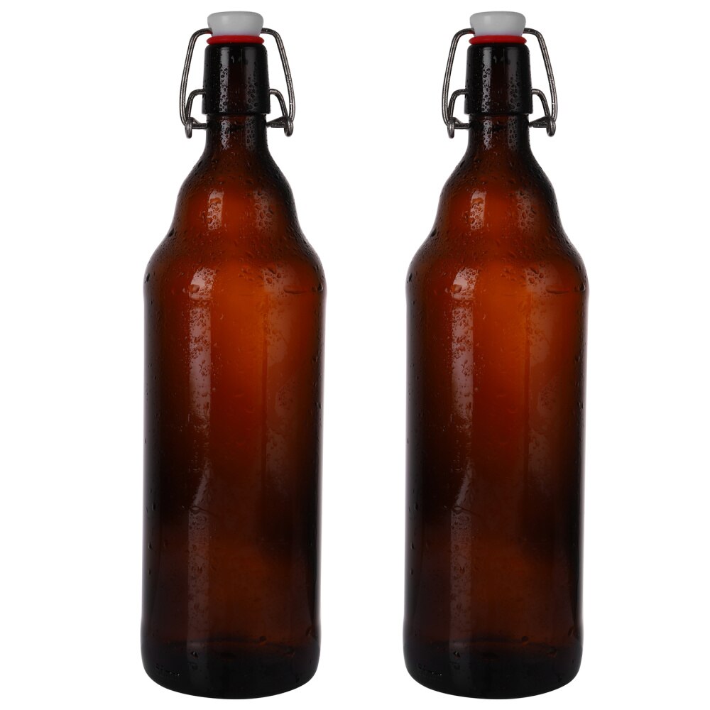 2 Pcs Practical Beverage Bottles Glass Beer Bottle... – Grandado