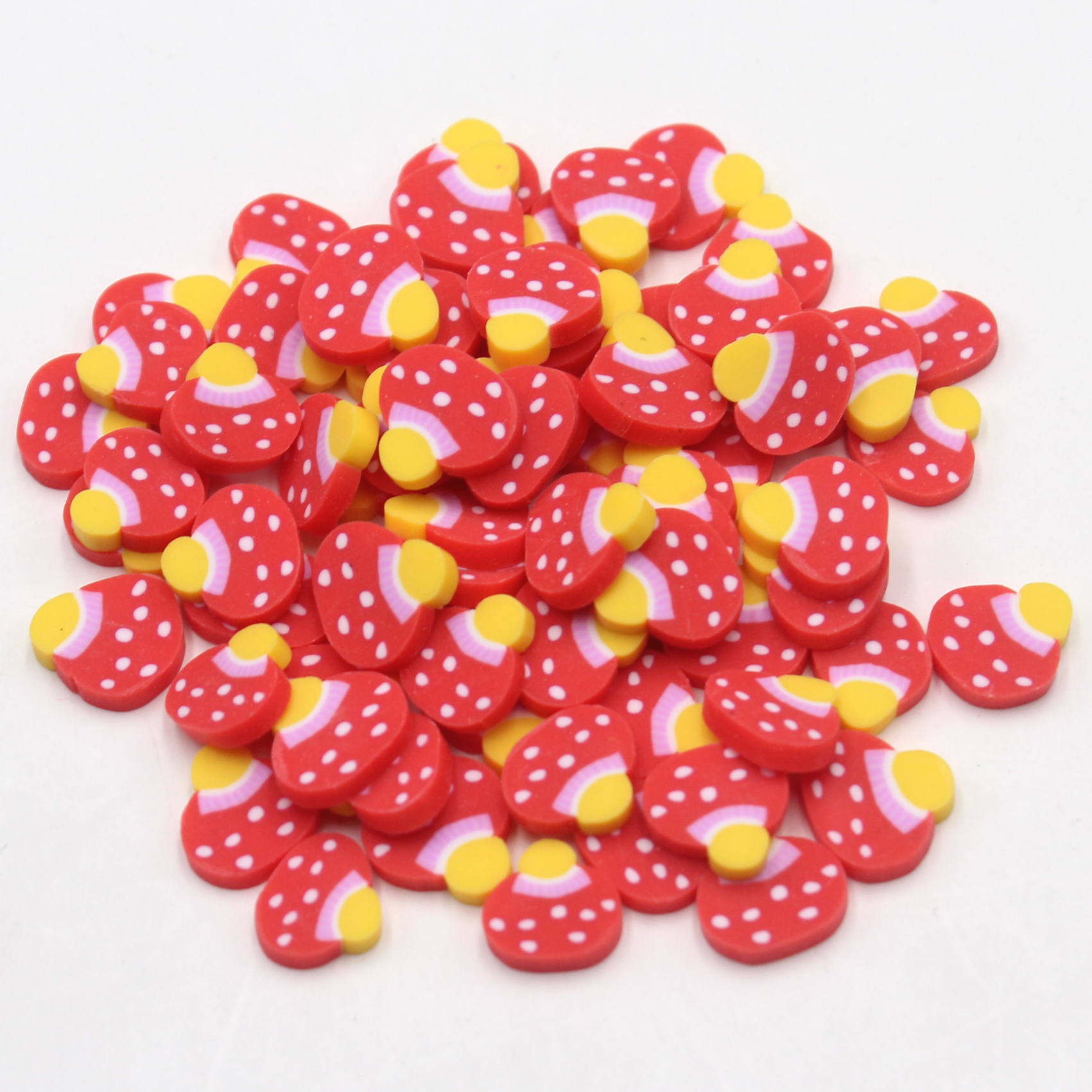 100g/Lot 1CM Simulation Mushroom Polymer Clay Slic... – Grandado