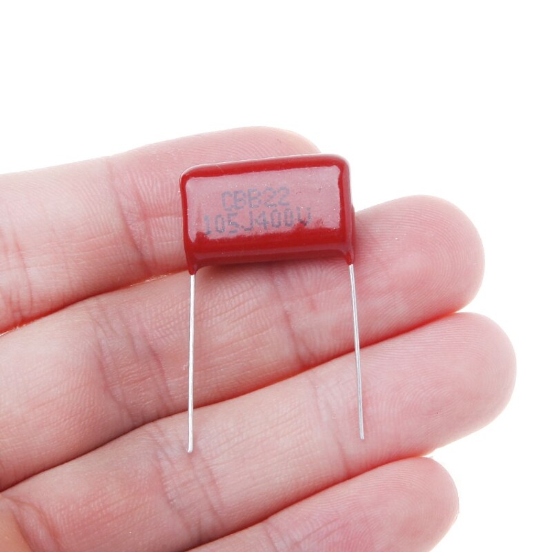 10Pcs CBB22 105J 400V Metallized Film Capacitors 1... – Grandado