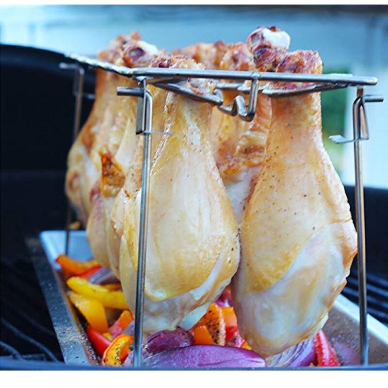 1pc Barbecue Grill Stainless Steel Chicken Wing Le... – Vicedeal