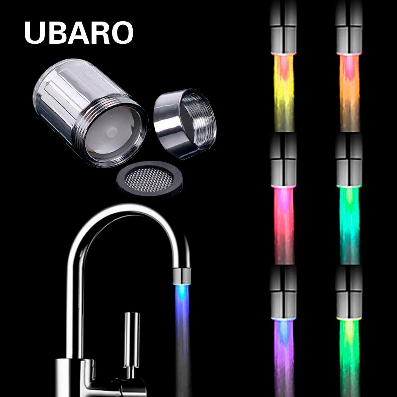 Kitchen Bathroom Led Faucet Aerator Water Power Sh... – Vicedeal