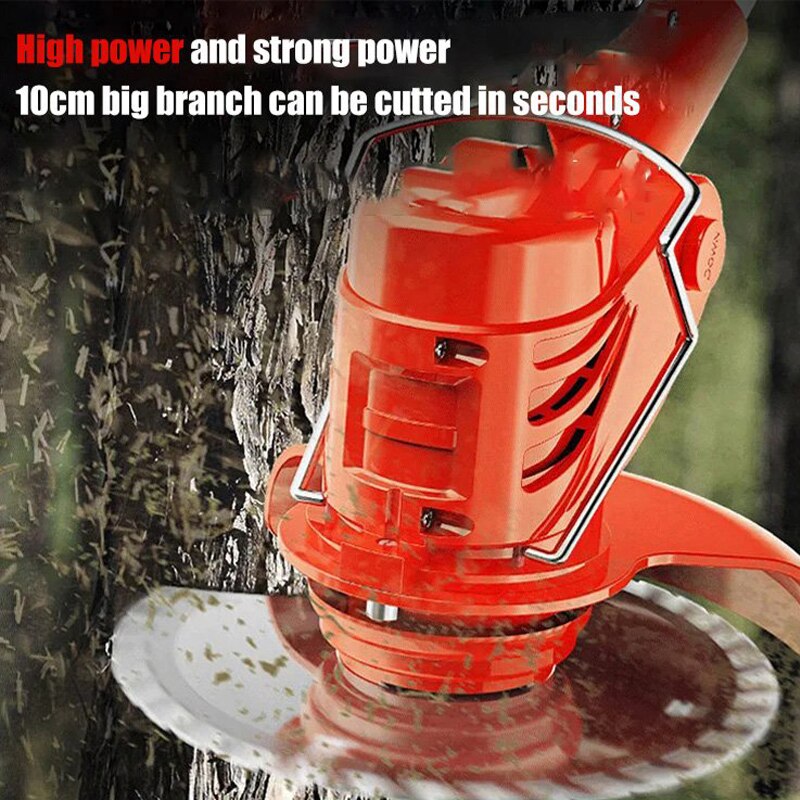 12V Electric Grass Trimmer Cordless Lawn Mower Adj... – Grandado