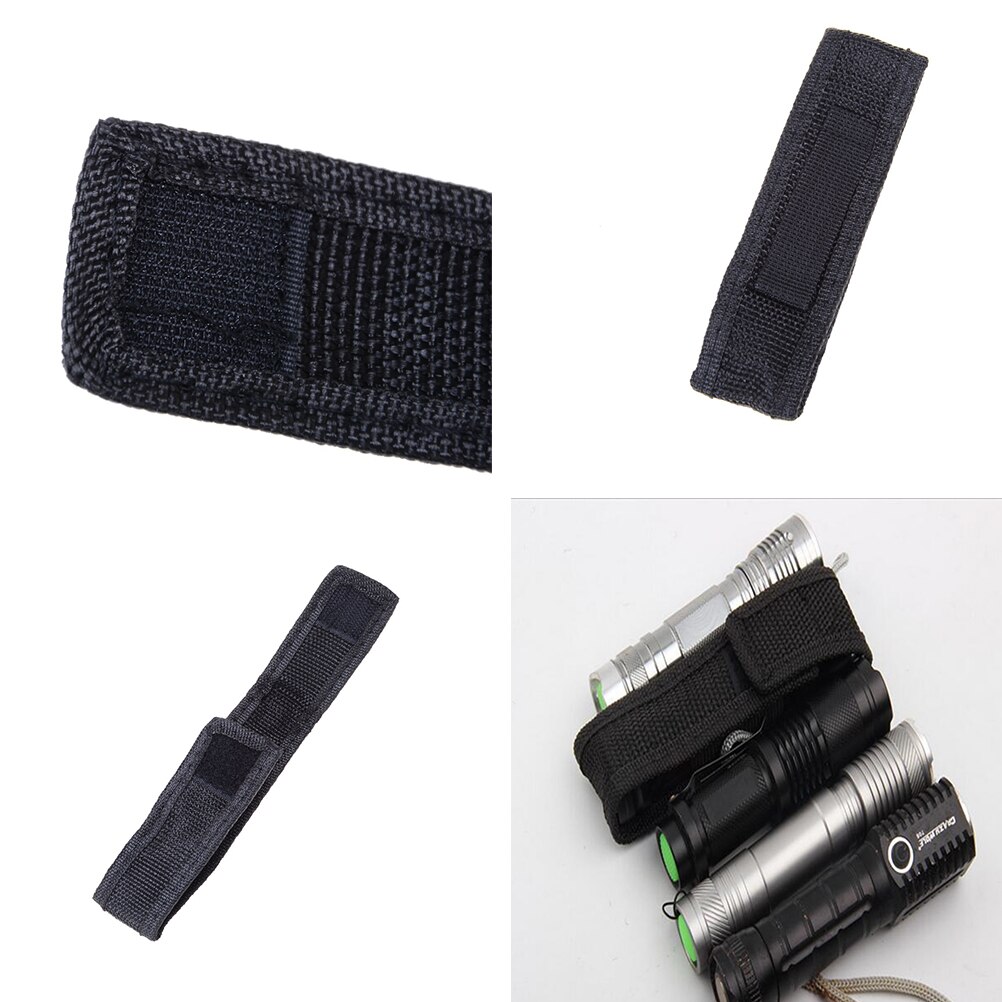 Pouch Case Bag for LED Flashlight Torch 14cm Black... – Grandado