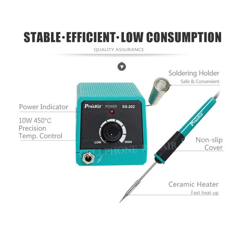 Pro'skit SS-202G 220V Mini Soldering Station w... – Vicedeal
