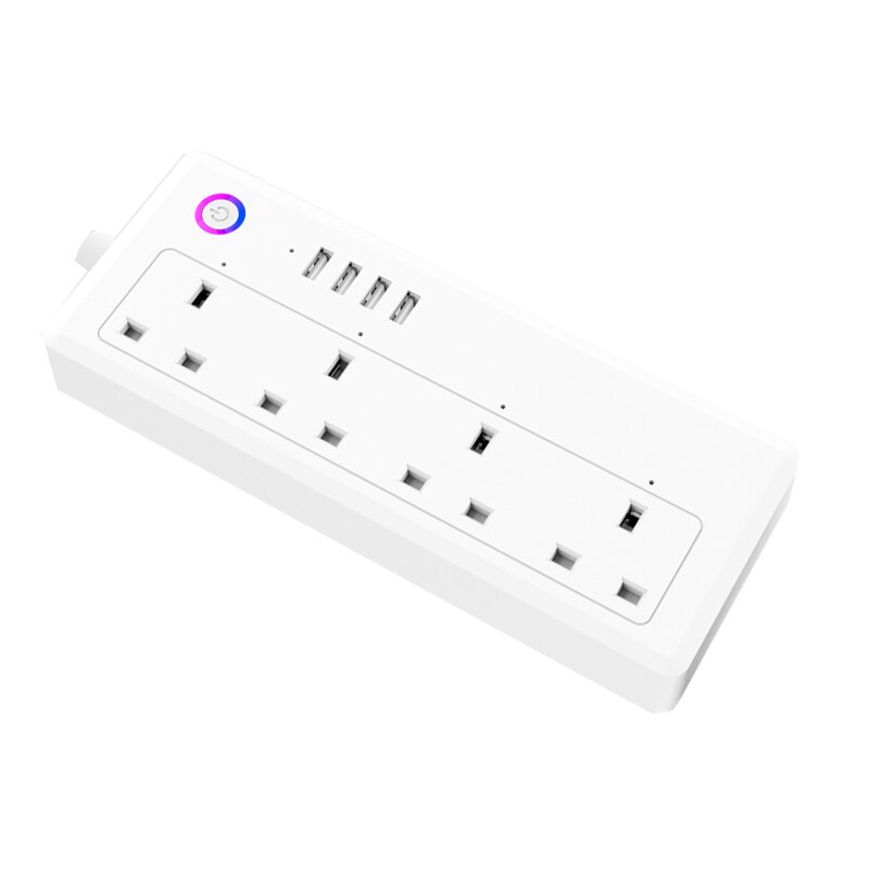 Lonsonho Tuya Multi Wifi Smart Power Strip Extensi... – Grandado