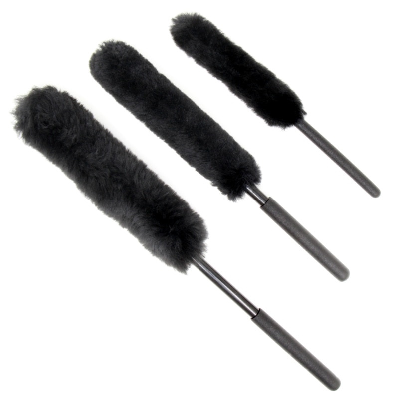 Pack of 3 Wheel Woolies | Car Alloy Cleaning Brush... – Grandado