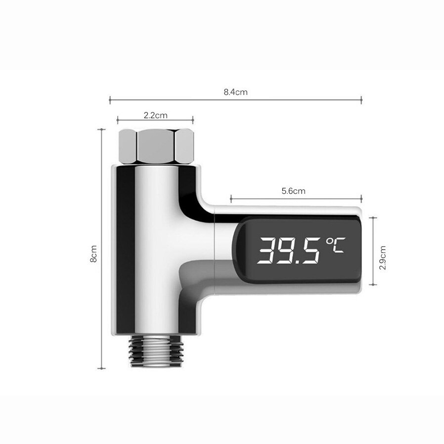 LED Digital Shower Thermometer Battery Free Real T... – Vicedeal