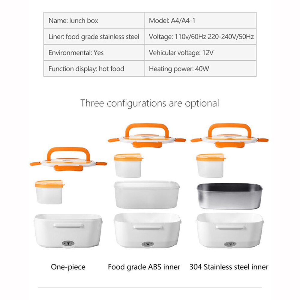 Matboks i rustfritt stål 12v 110v/220v elektrisk m... – Grandado