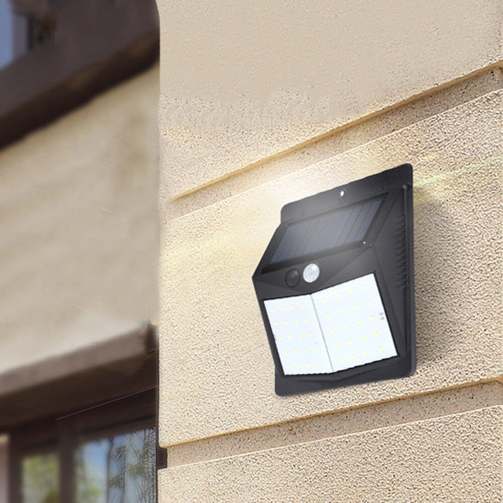 Solar light outdoor, wireless 40 LED motion outdoo... – Vicedeal