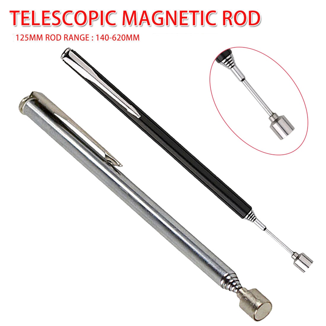 Portable Telescopic Easy Magnetic Pick Up Rod Stic... – Vicedeal