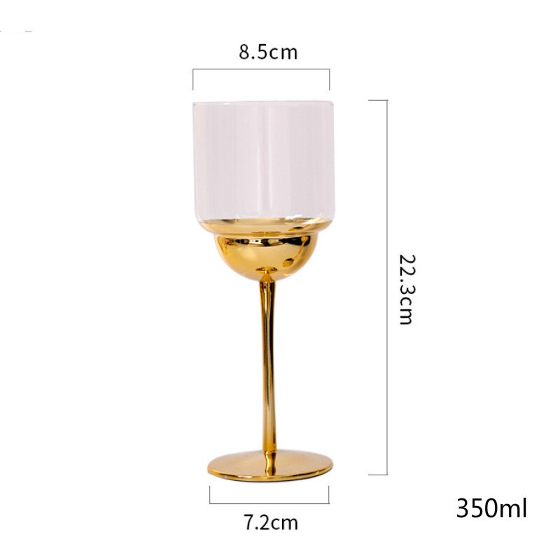 200-350ml Electroplating Goblet Lead-Free Crystal ... – Grandado