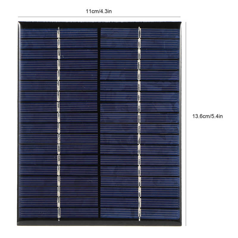13.6x11cm 2W 18V DIY Portable Mini Solar Panel Mod... – Grandado