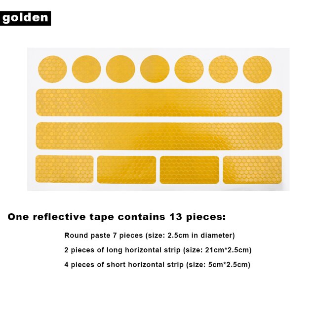 Bicycle Reflective Stickers Cycling Warning Reflec... – Vicedeal