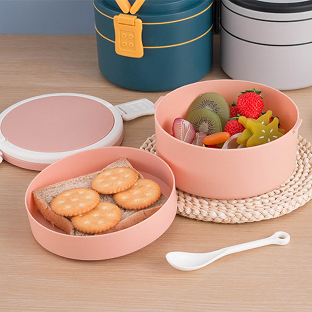 1pcs Stackable Bento Lunch Box with Handle 2-Tier ... – Grandado