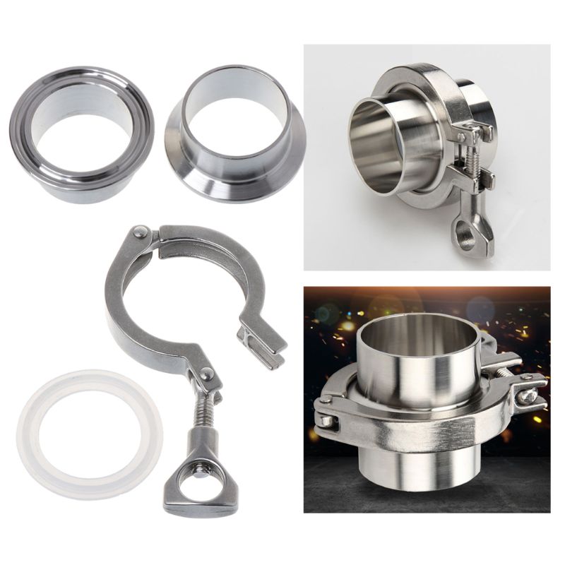 1SET Stainless Steel Tri-clamp SUS304 Sanitary Pip... – Grandado