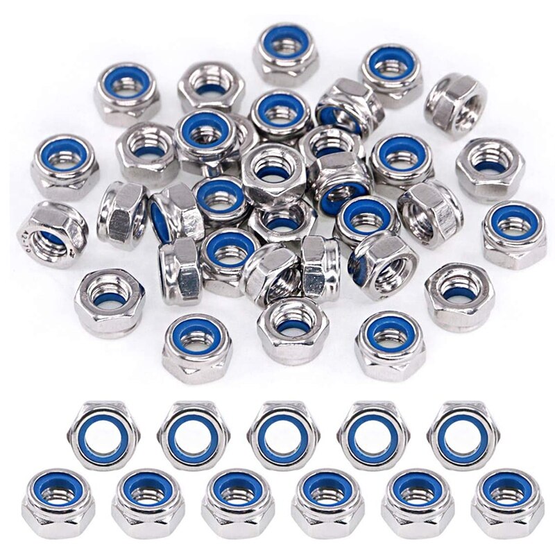 200Pcs 304 Rvs Slot Moer Assortiment M5 Zeshoekige... – Vicedeal