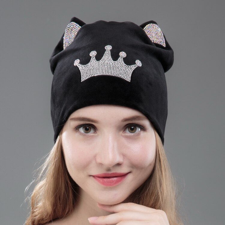 Vrouwen Mutsen Skullies Meisje Leuke Winter Hoed M... – Grandado