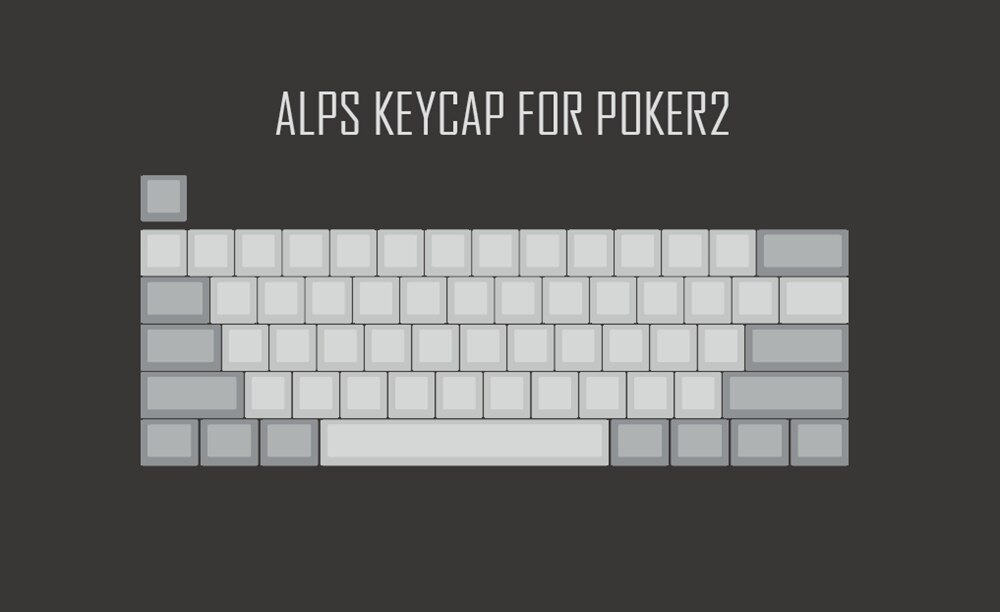 Xda Alps Blank Keycaps Leeg Wit Grijs Voor Alps Me... – Vicedeal