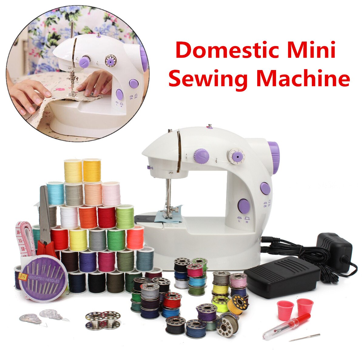 Sewing Machines Portable Mini Electric Household C... – Grandado