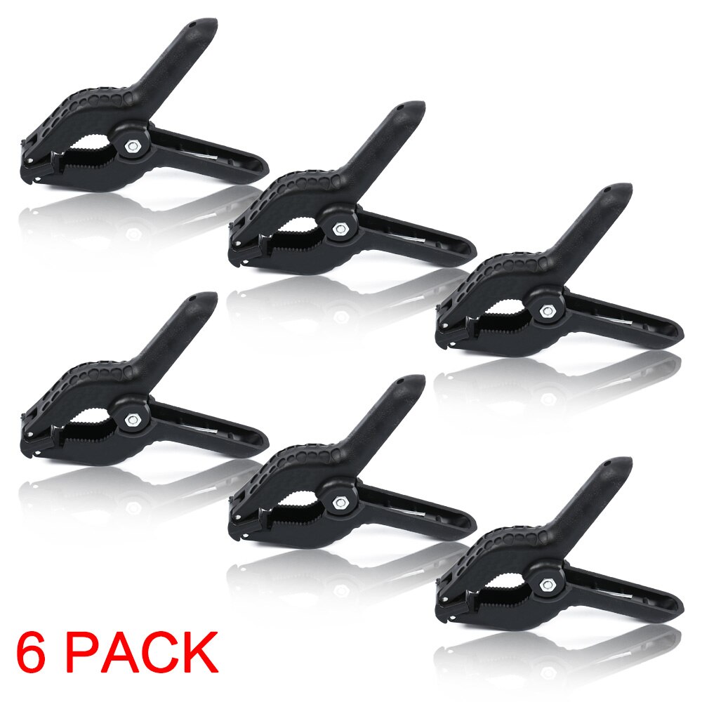 6 Pack Heavy Duty Muslin Spring Plastic Clamps 4.5... – Vicedeal