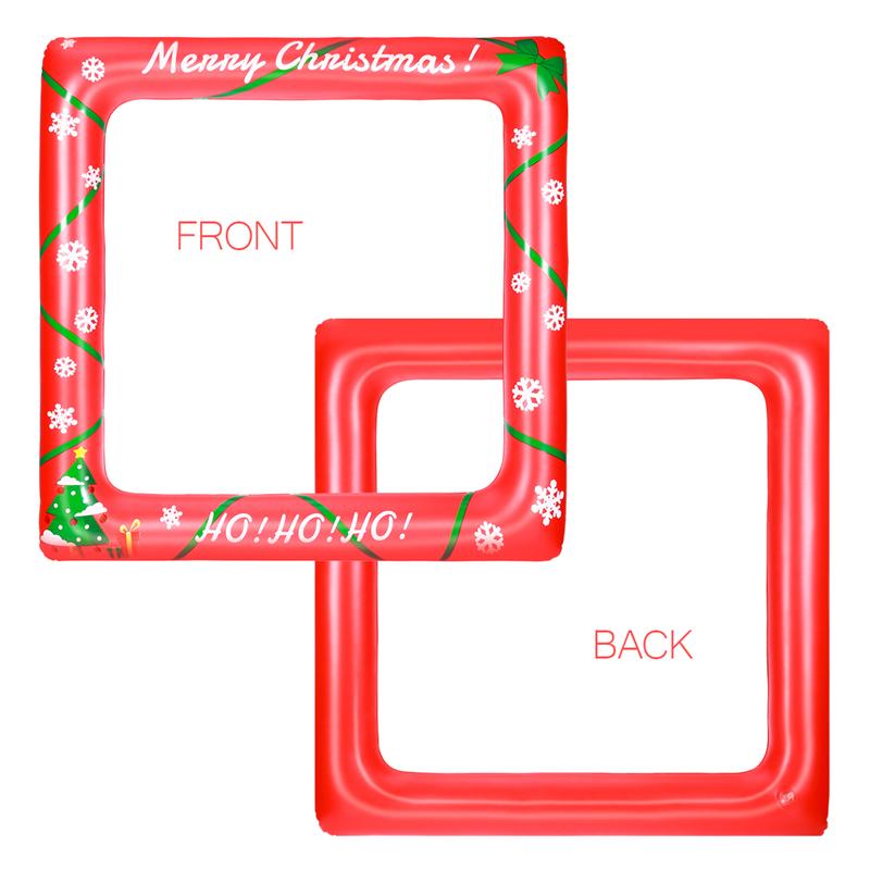 Christmas Frame Photo Booth Props Blow Up Party Pr... – Grandado