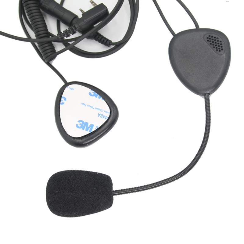 2 Pin Vinger Ptt Motorhelm Radio Headset Microfoon... – Grandado