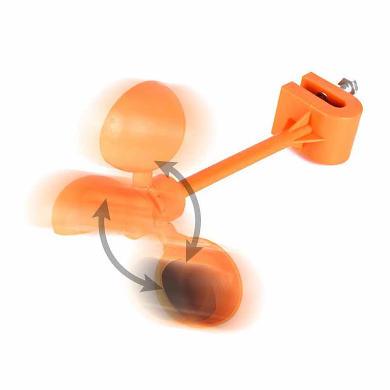 Outdoor Bird Repeller Pest Control Pole Tower Wind... – Grandado