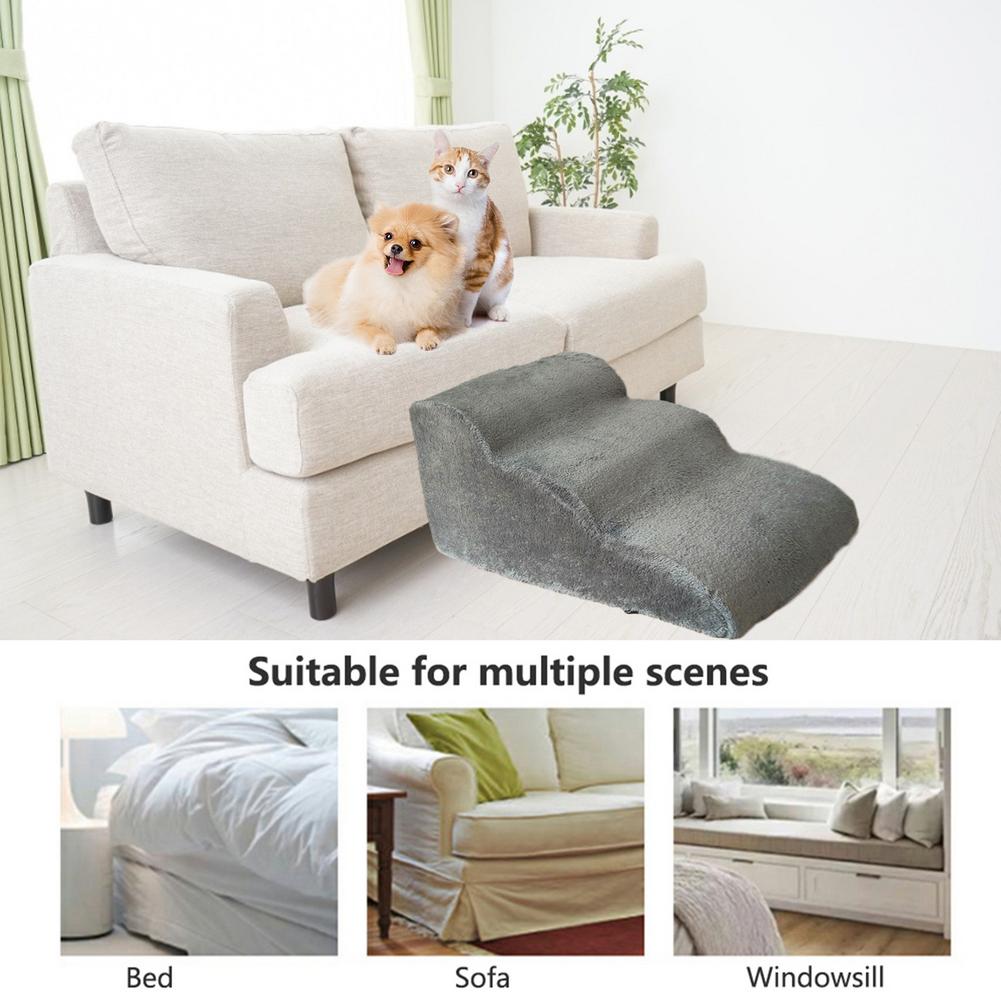 Pet Climbing Slope Dog Stairs Ladder Pet Sponge St... – Grandado