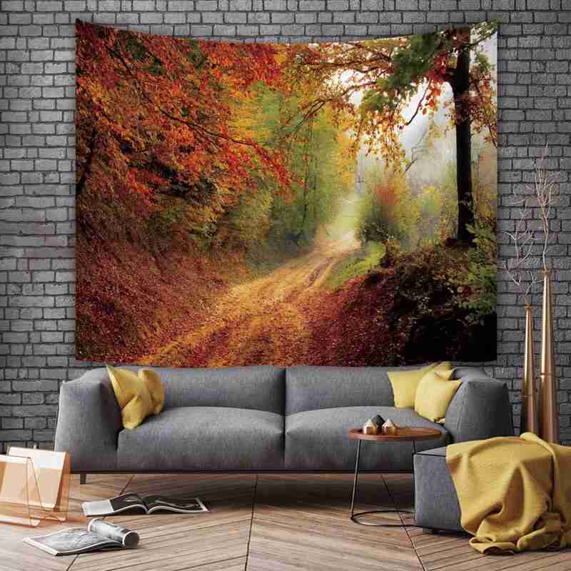 1Pc 95*73cm Natural Scenery Wall Mounted Tapestry ... – Grandado