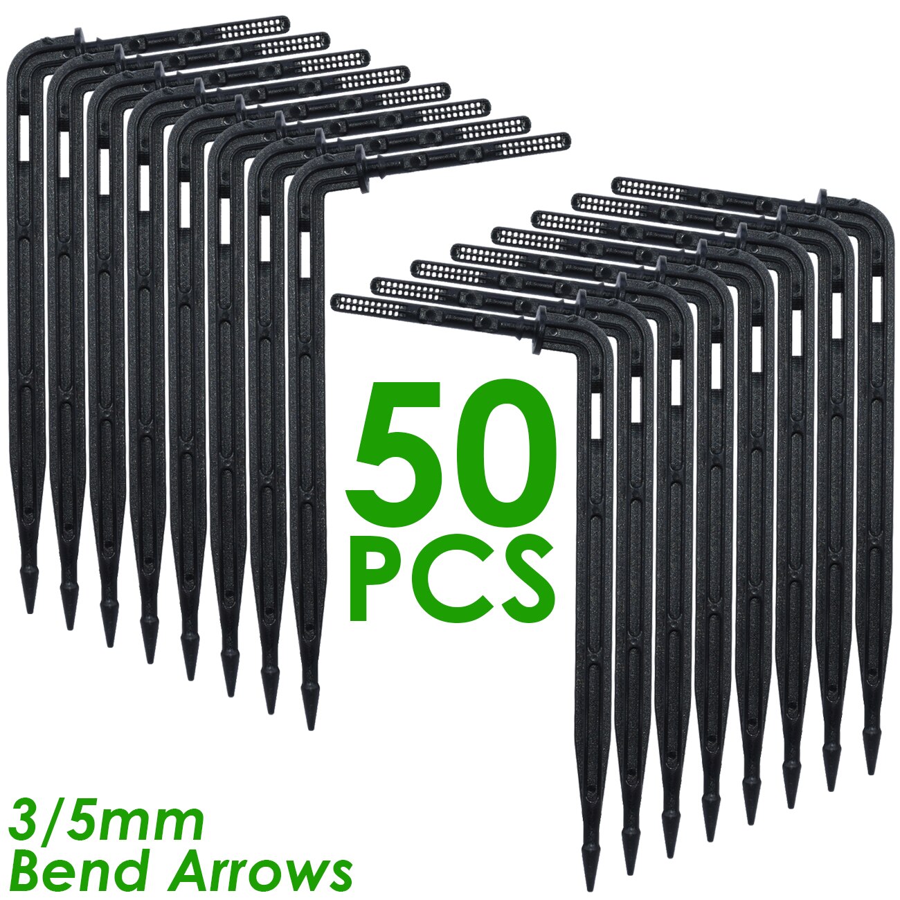 KESLA 50PCS 4/7mm to 3/5mm Hose Connector Bend Arr... – Grandado