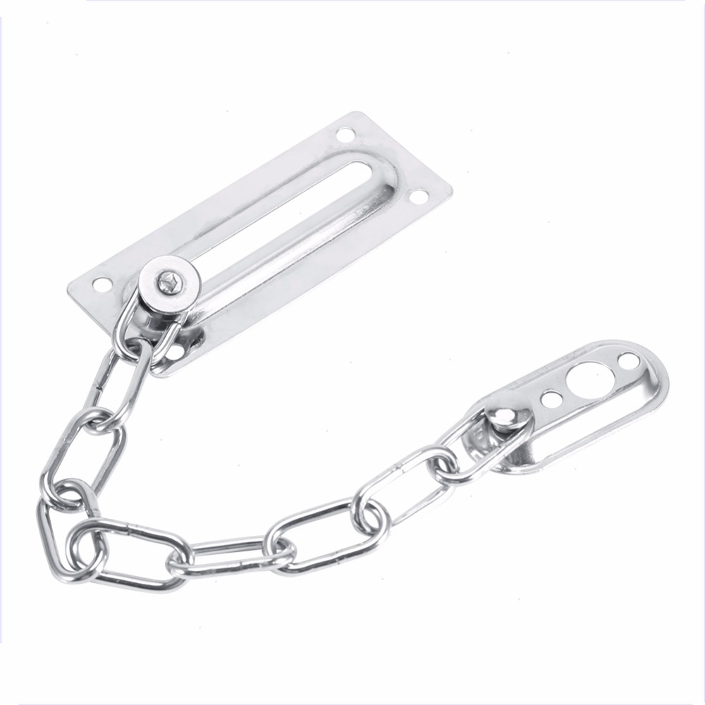 Sliding Door Lock Chrome Door Lock Chain Bolt Safe... – Grandado