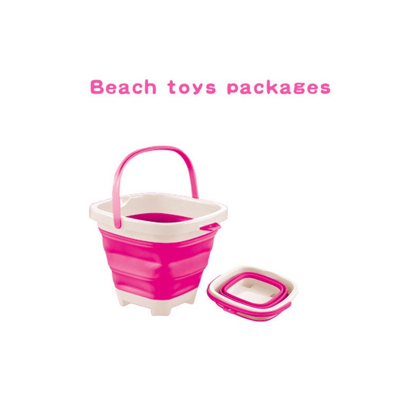 Portable Children Beach Bucket Sand Toy Foldable C... – Grandado