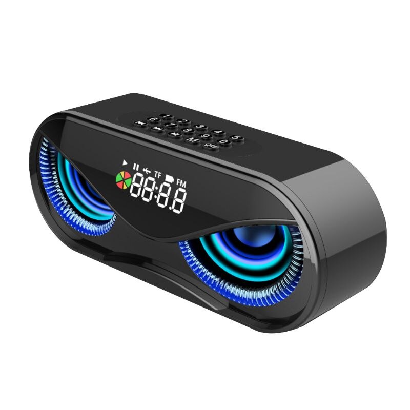 M6 Bluetooth Speaker Cool Owl LED Flash Wireless F... – Grandado