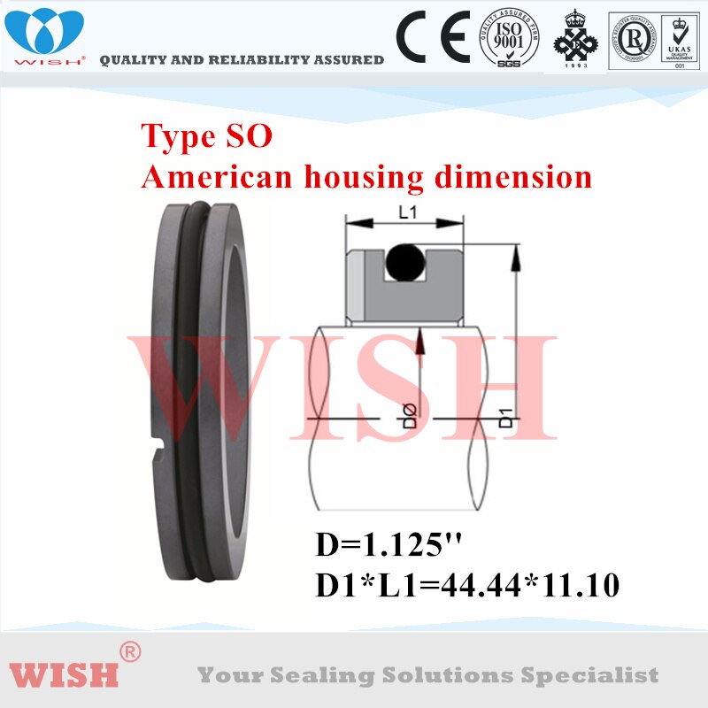 1.125 inch O-Ring gemonteerd type DUS stationaire ... – Vicedeal