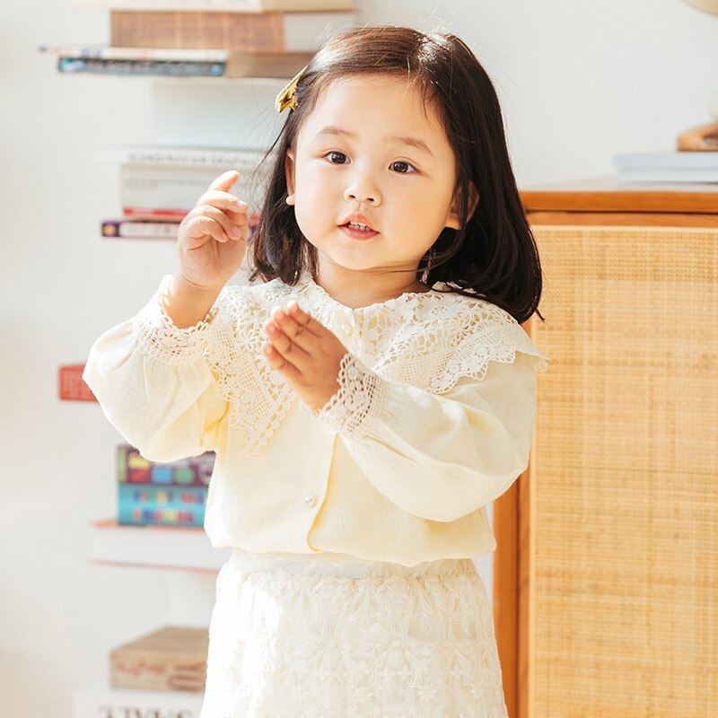 printemps nouvelle chemise pour enfants fille doux... – Grandado