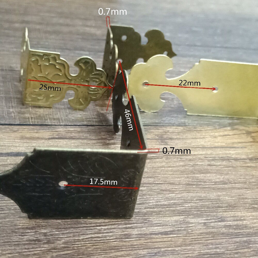 60pcs Antique Box Corner Protector Vintage Jewelry... – Grandado