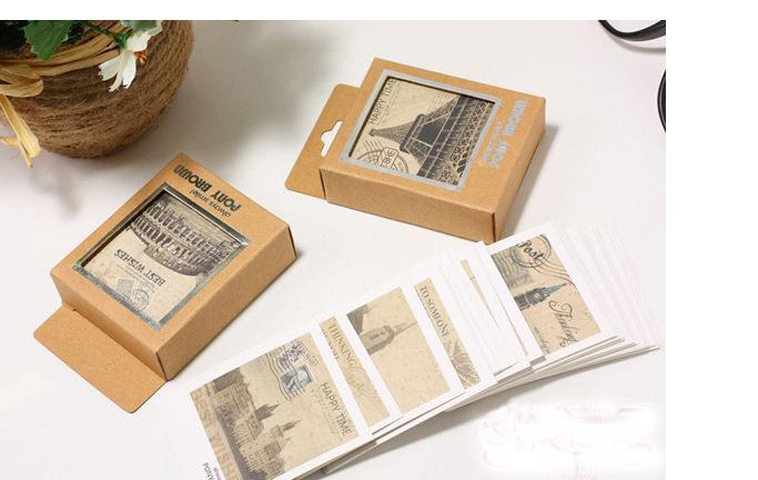 40pcs/lot Mini Vintage Retro Scenery PostCards Lom... – Grandado