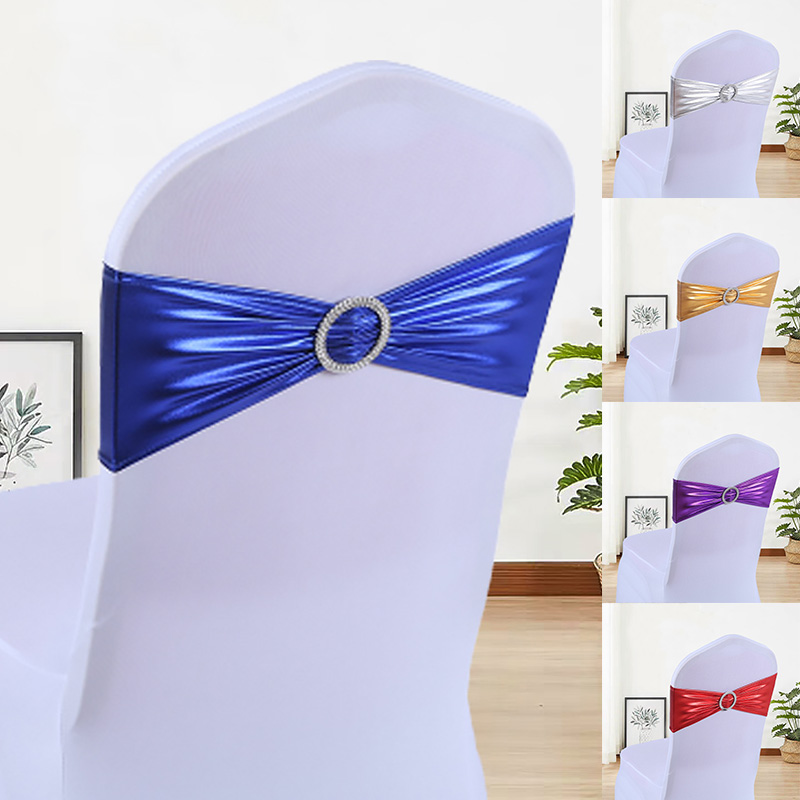 Chair Back Flower Bow Decoration Elastic Bandage B... – Vicedeal