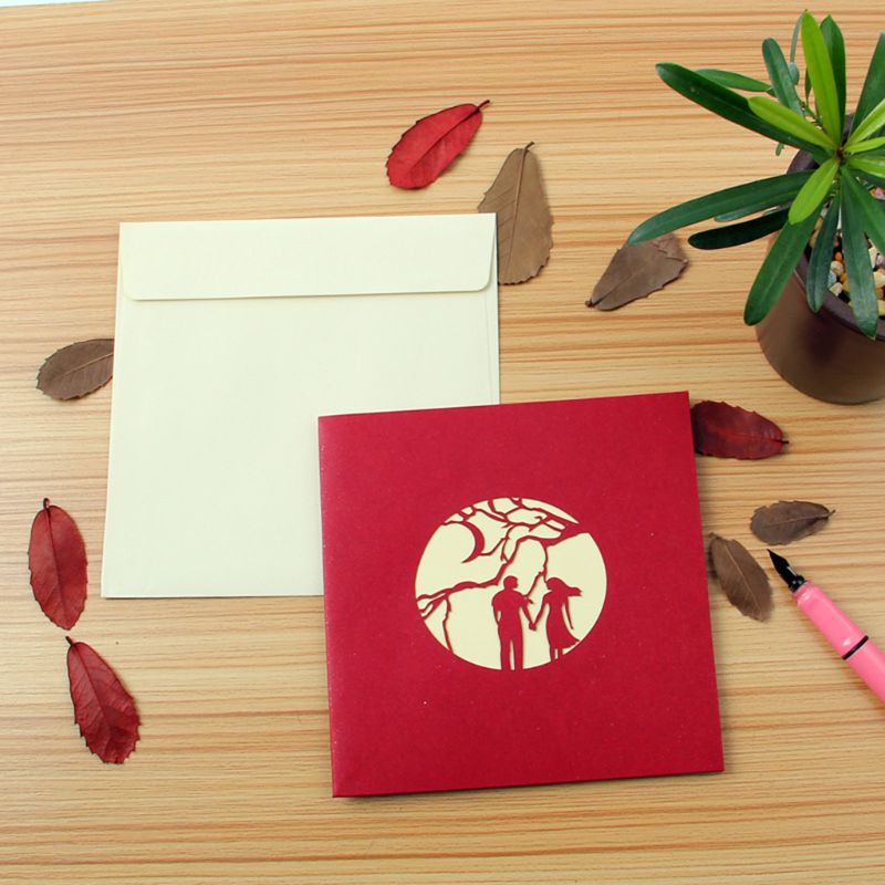 3D Valentines Day Love Greeting Card Postcards Inv... – Grandado