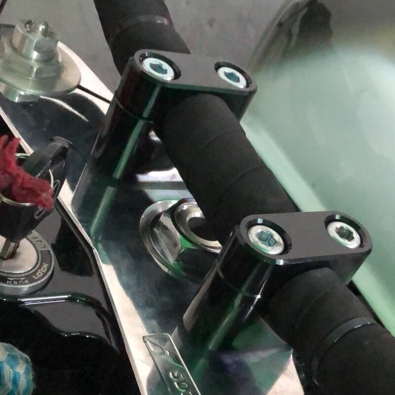 7/8" 22mm Motorcycle HandleBar Fat Bar Risers... – Grandado